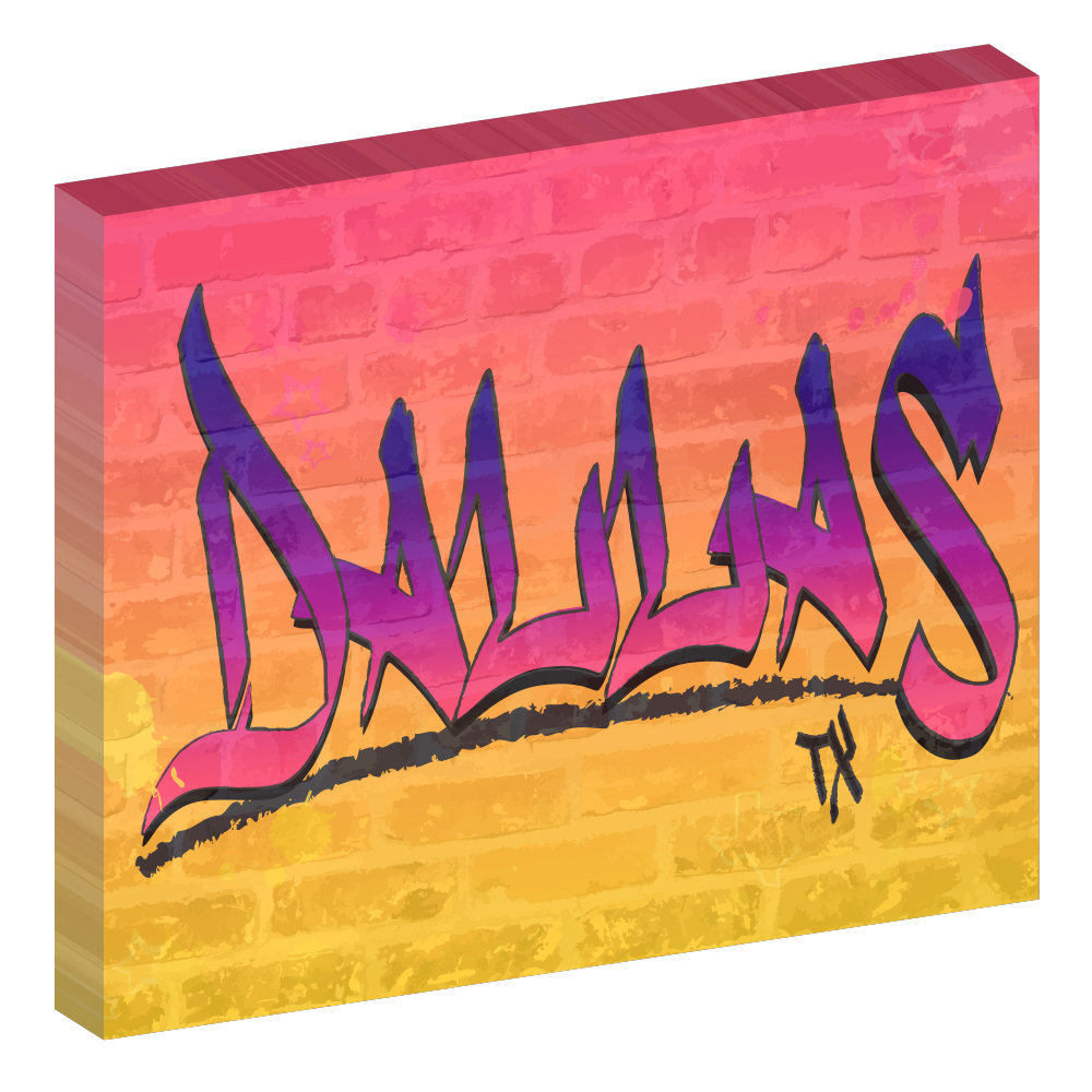 Second Story Collection Dallas Texas, Graffiti Text Art, Graphic Art ...