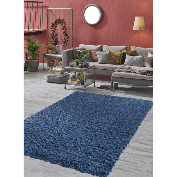 Wrought Studio | Silky Shag Collection | Area Rug | Modern ...