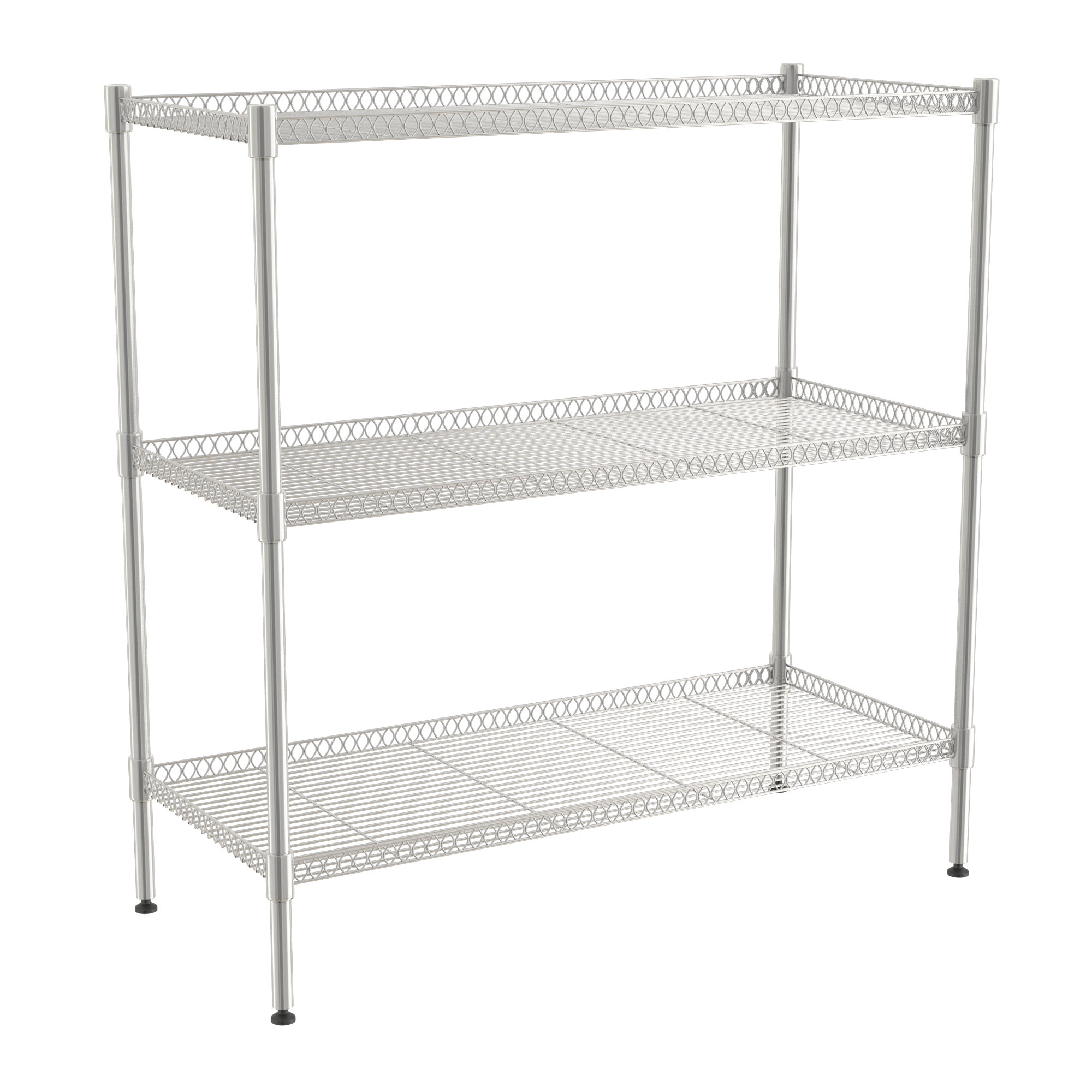 Rebrilliant Morrine 3-Shelf Shelving Units and Storage for Kitchen and ...