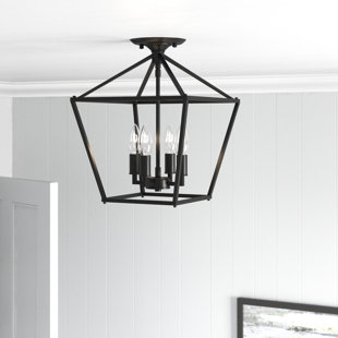 Modern Farmhouse Flush Mount Lighting You'll Love | Wayfair