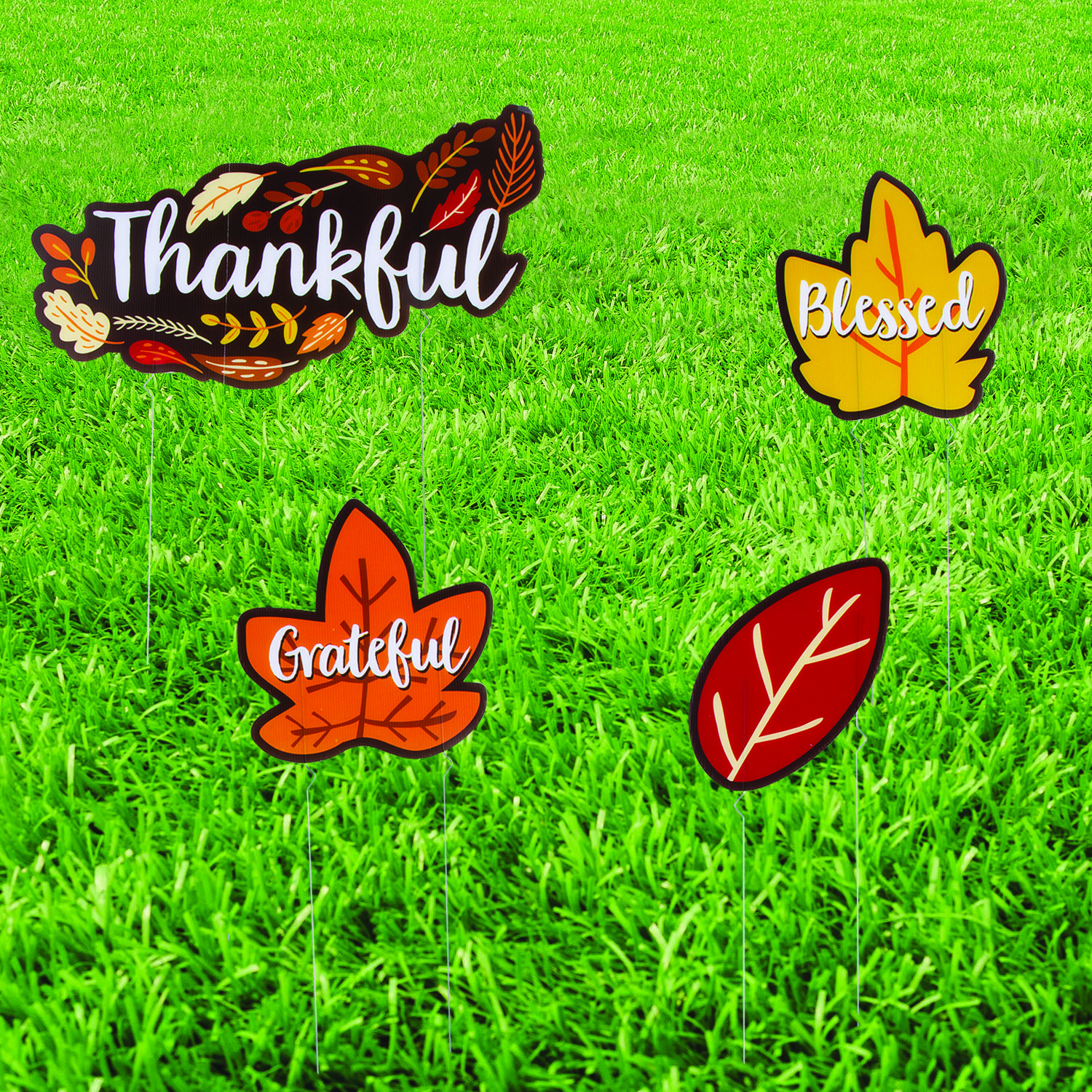 The Holiday Aisle® Thanksgiving Yard Sign Garden Stake | Wayfair