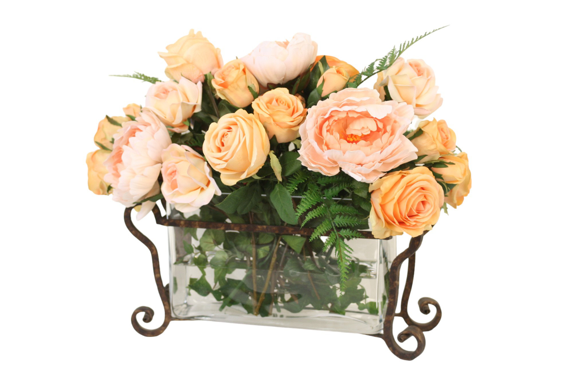 Distinctive Designs Roses Centerpiece in Vase | Wayfair