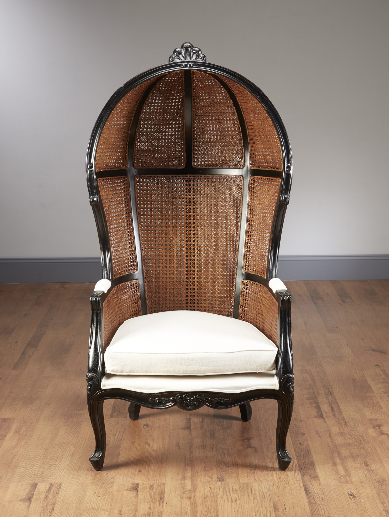 Astoria Grand Bonifant Linen Balloon Chair & Reviews | Wayfair