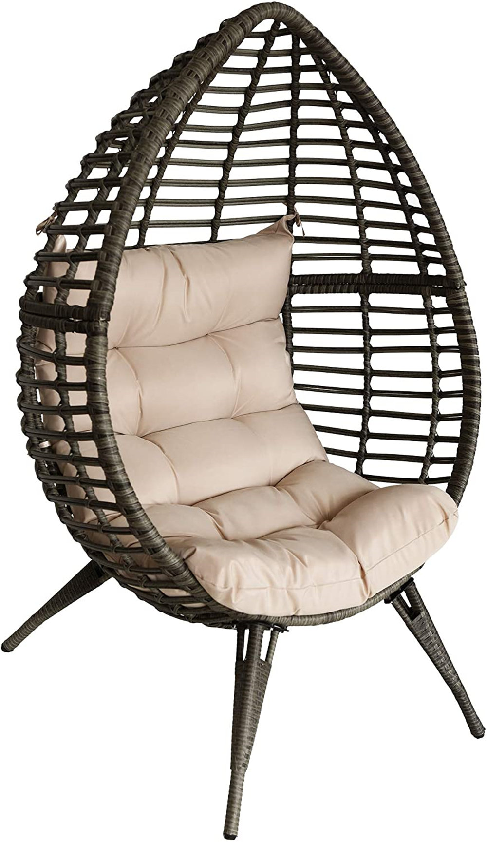 Aura Outdoor Sundale Wicker Chair For Bedroom With Cushion | Wayfair