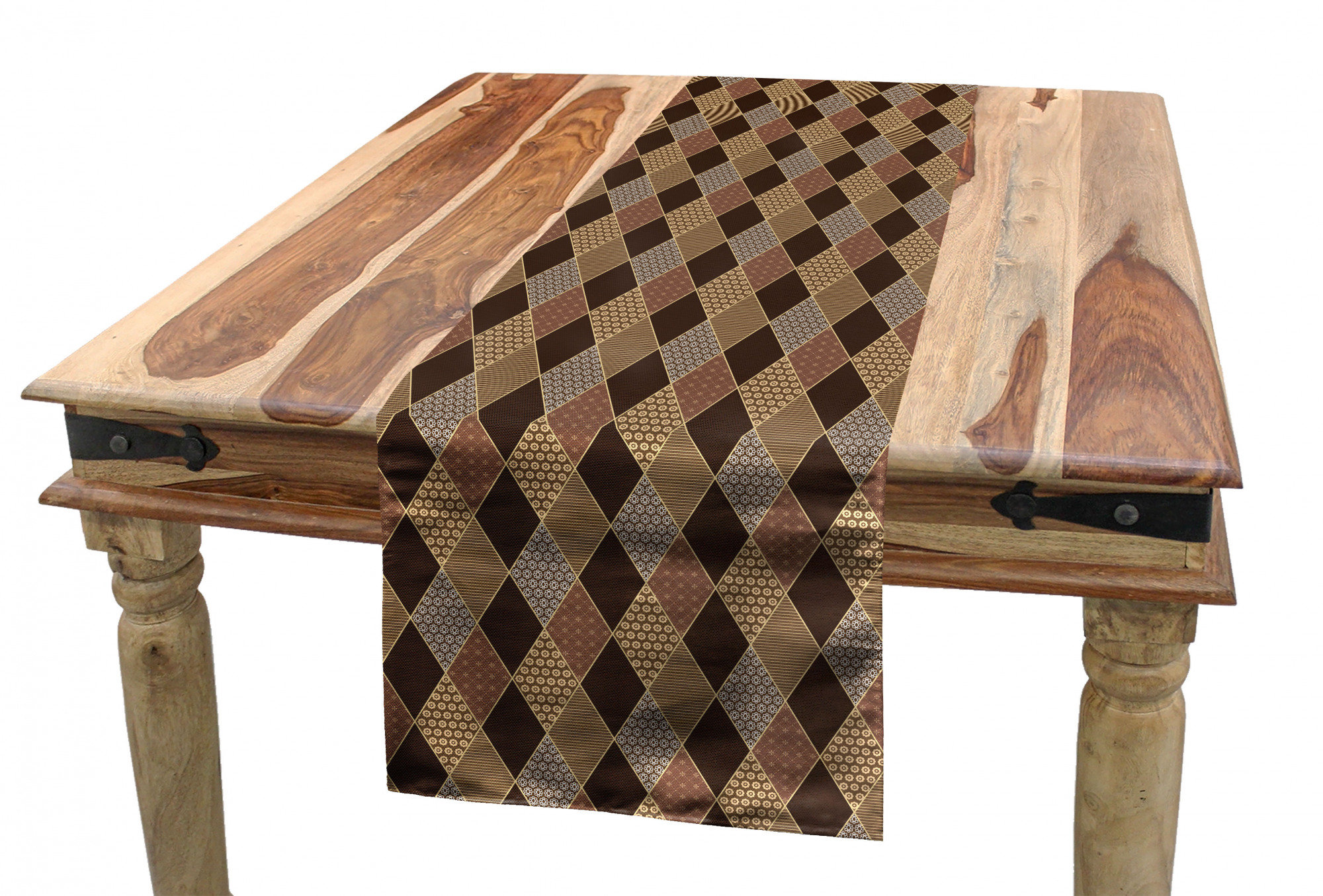 East Urban Home Earth Tones Table Runner | Wayfair