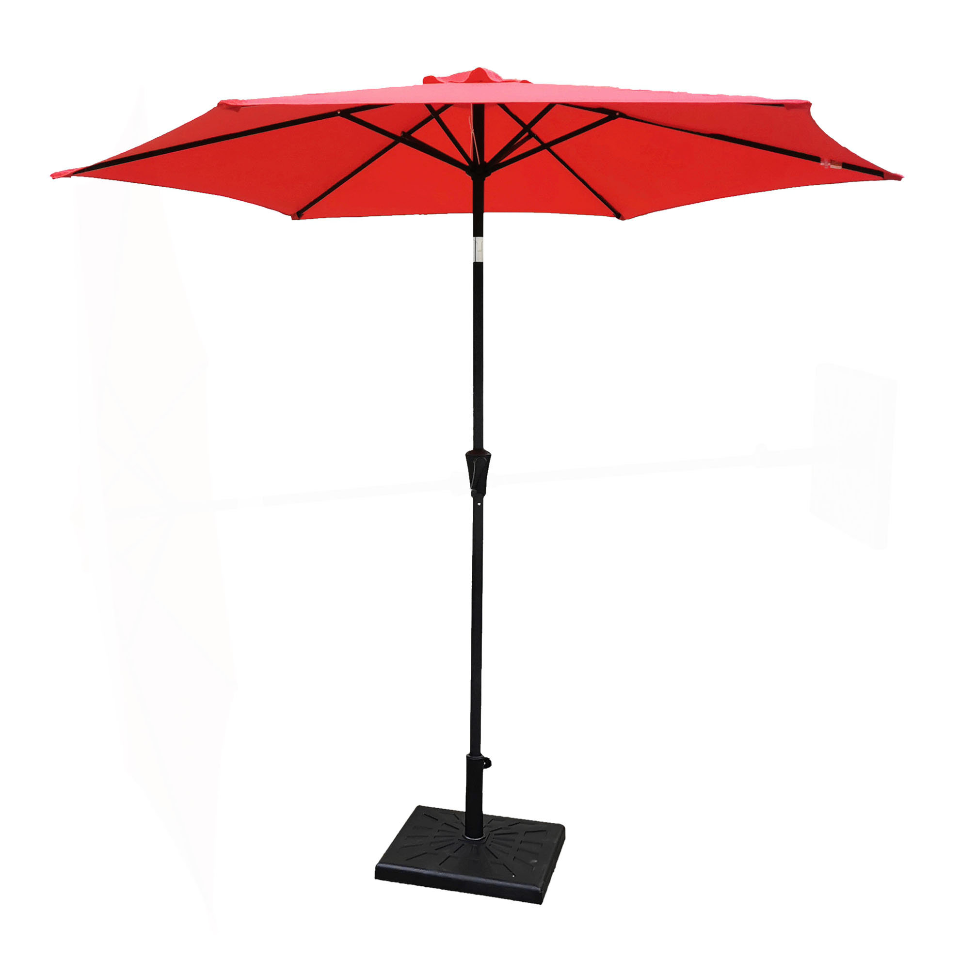 Latitude Run® Patio Umbrella, 8.8 Feet Outdoor Aluminum Patio Umbrella ...