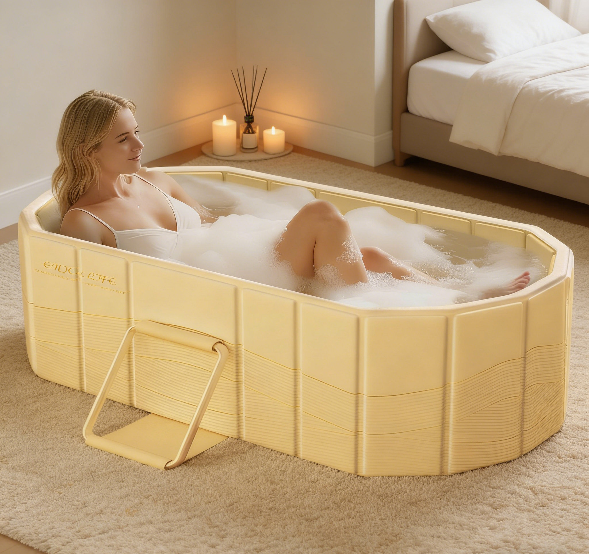 Latitude Run® Constant Temperature Foldable No-installation Bathtub ...