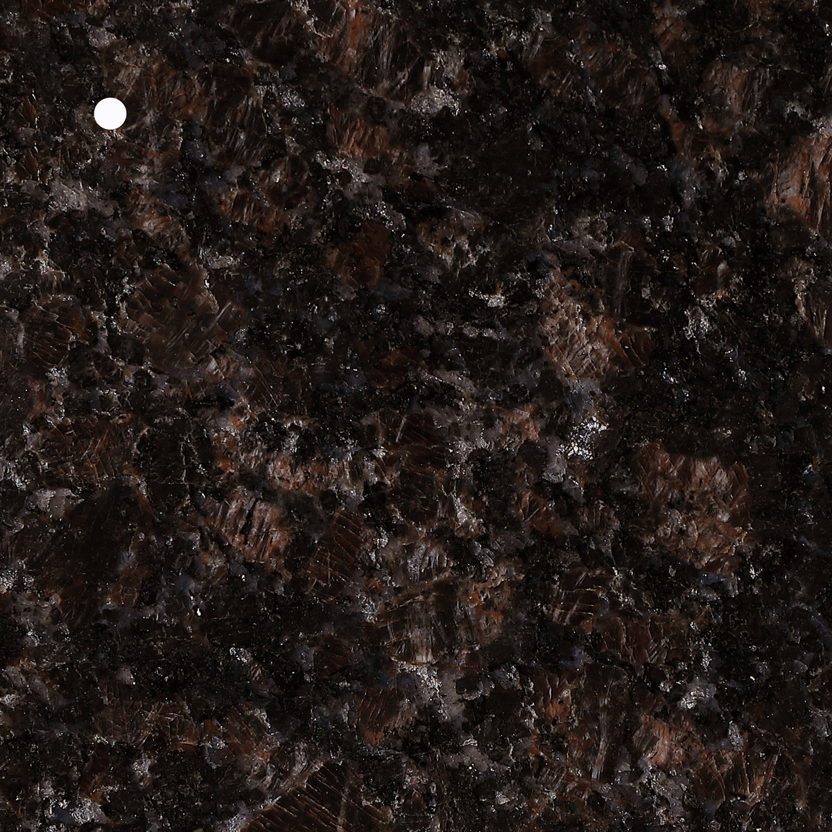 Elegant Kitchen and Bath Stone Finish Sample in Dark Brown Granite ...