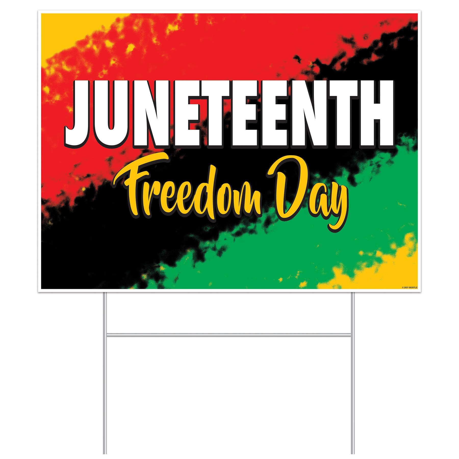 Beistle Plastic Juneteenth Yard Sign | Wayfair