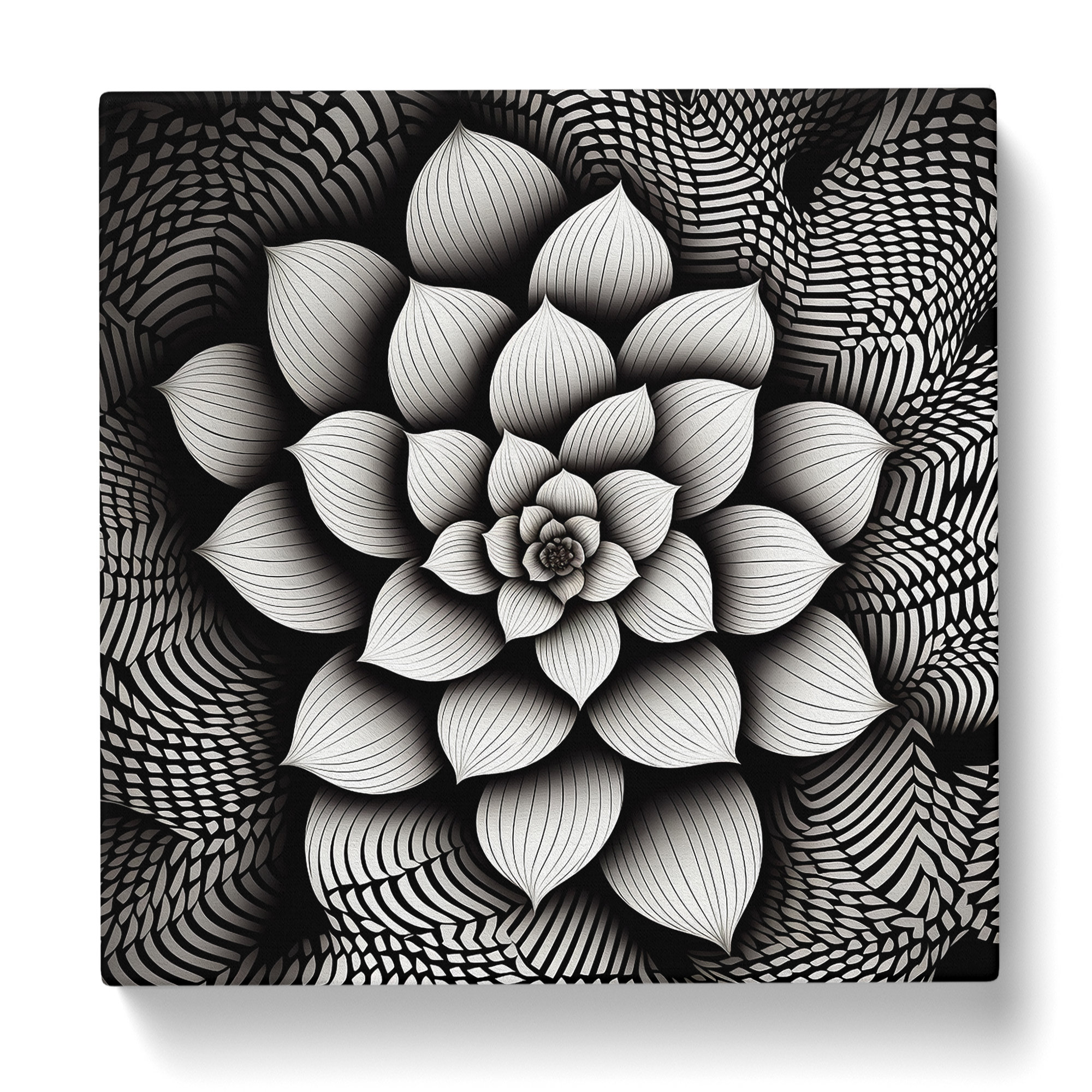 17 Stories Magnolia Flower Op Art | Wayfair.co.uk