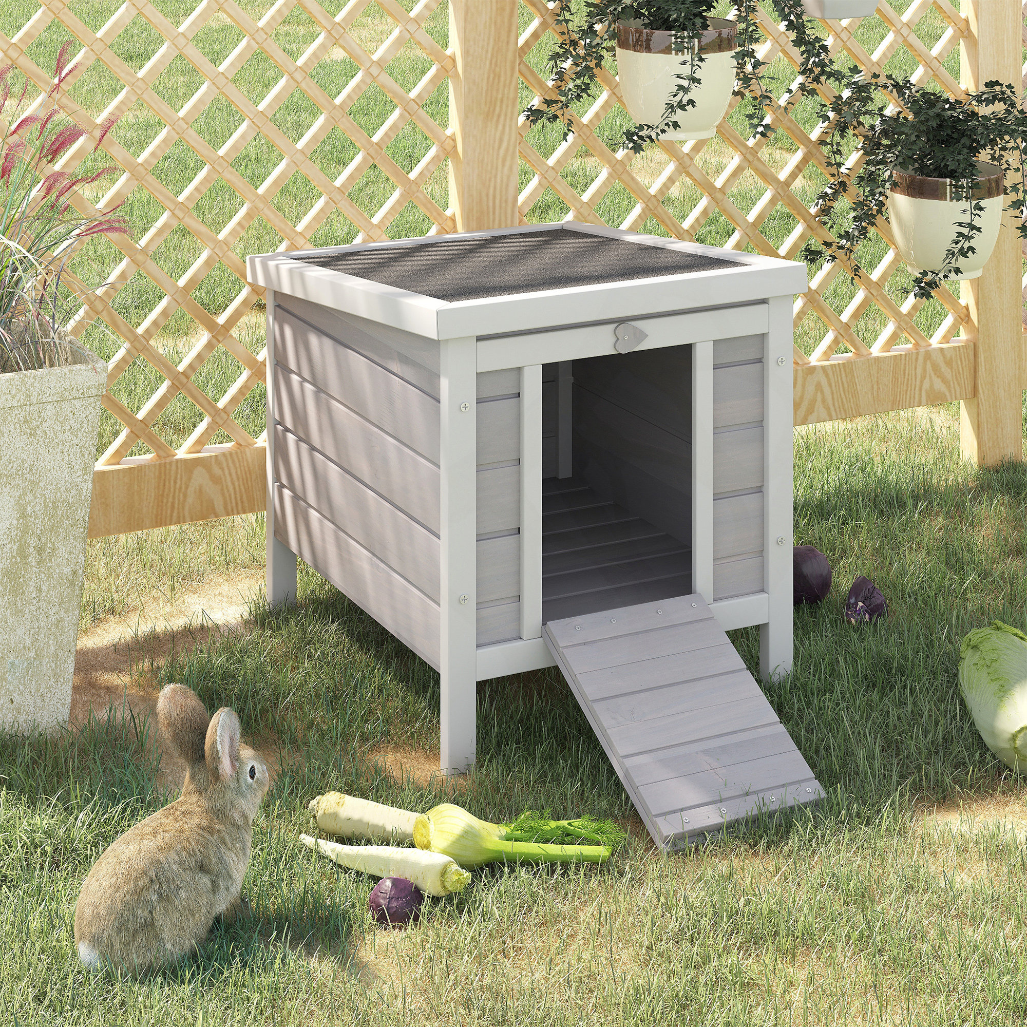 Tucker Murphy Pet™ Versatile Small Wooden Pet Hutch for Various Animals ...