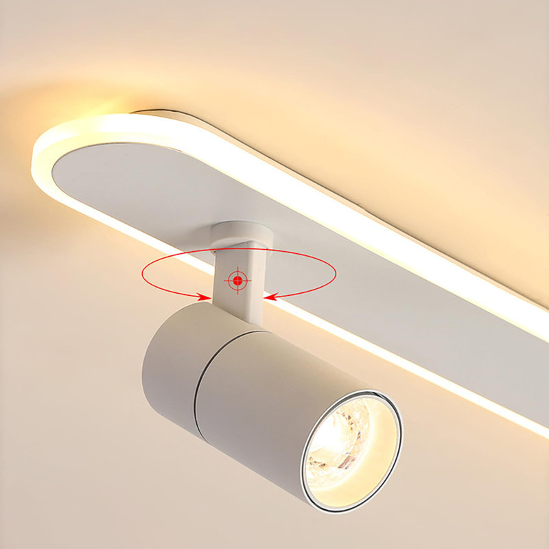 ganeed White LED Adjustable Fixed Track Lighting Head | Wayfair