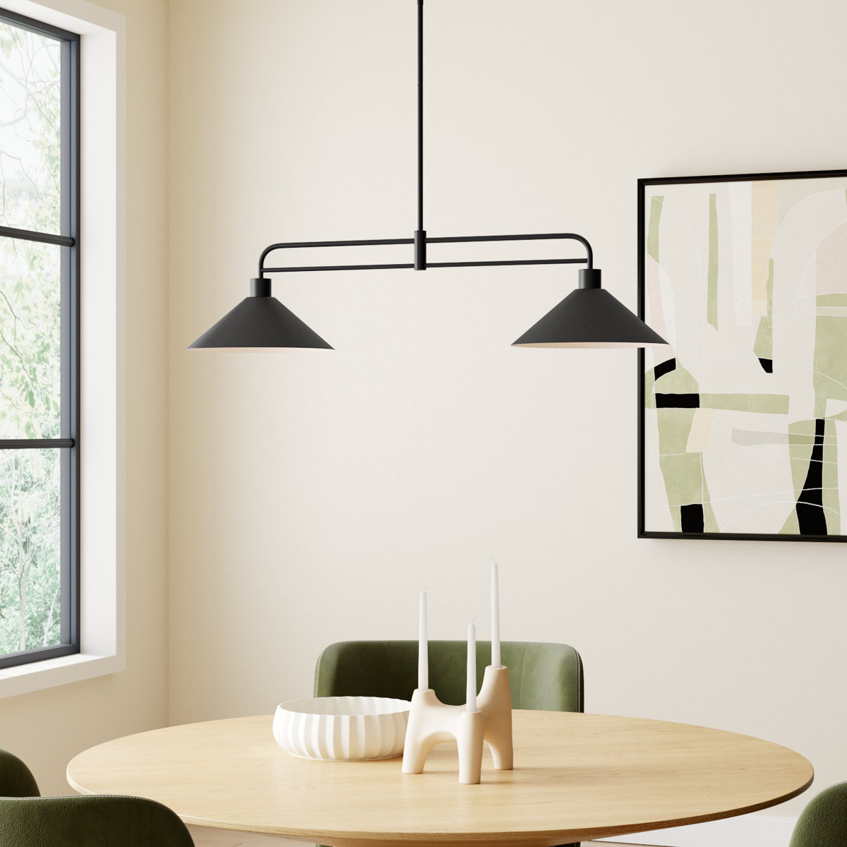 Joss & Main Fayra 2 - Light Industrial Linear Pendant & Reviews | Joss ...