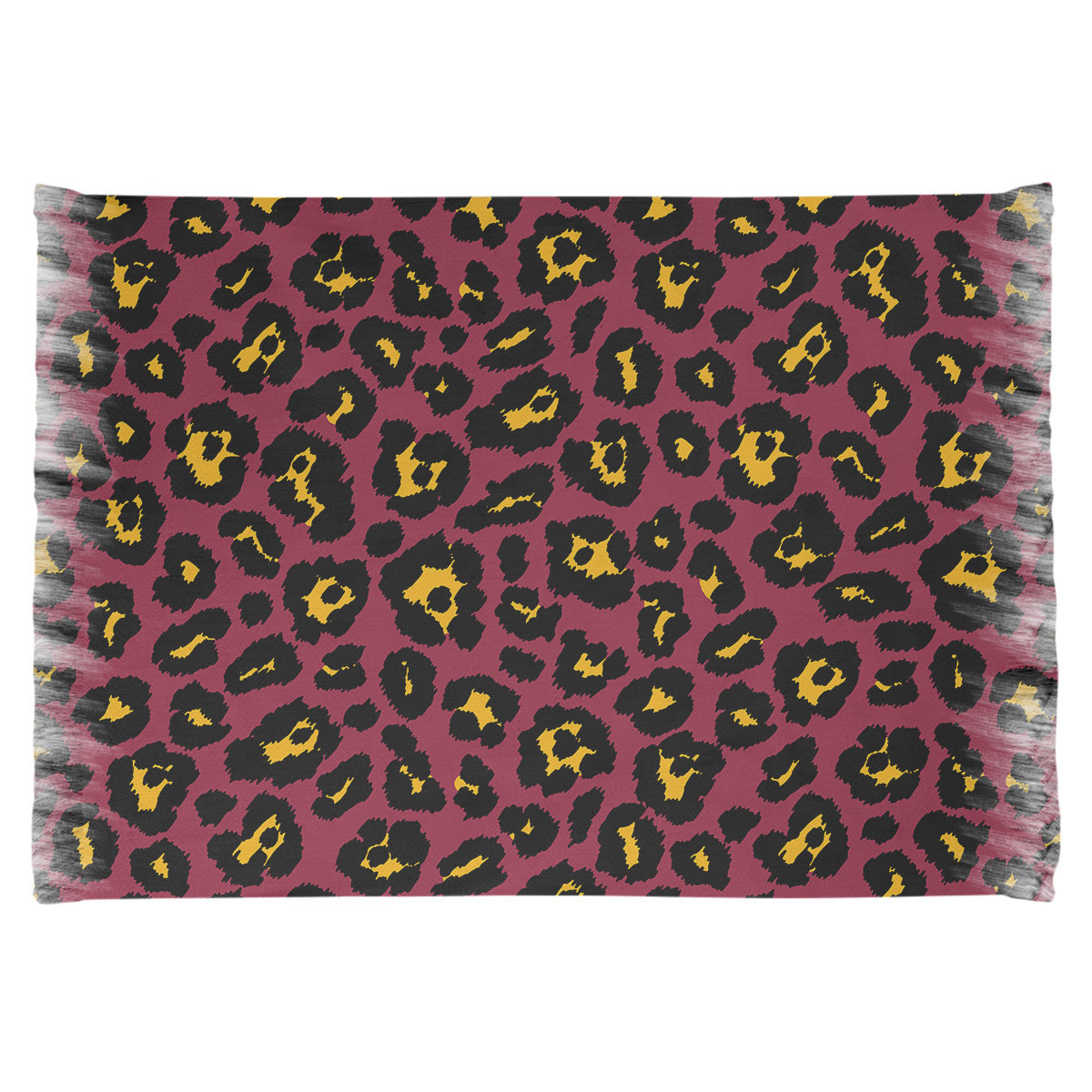 East Urban Home Arizona Animal Print Red/Black Area Rug | Wayfair