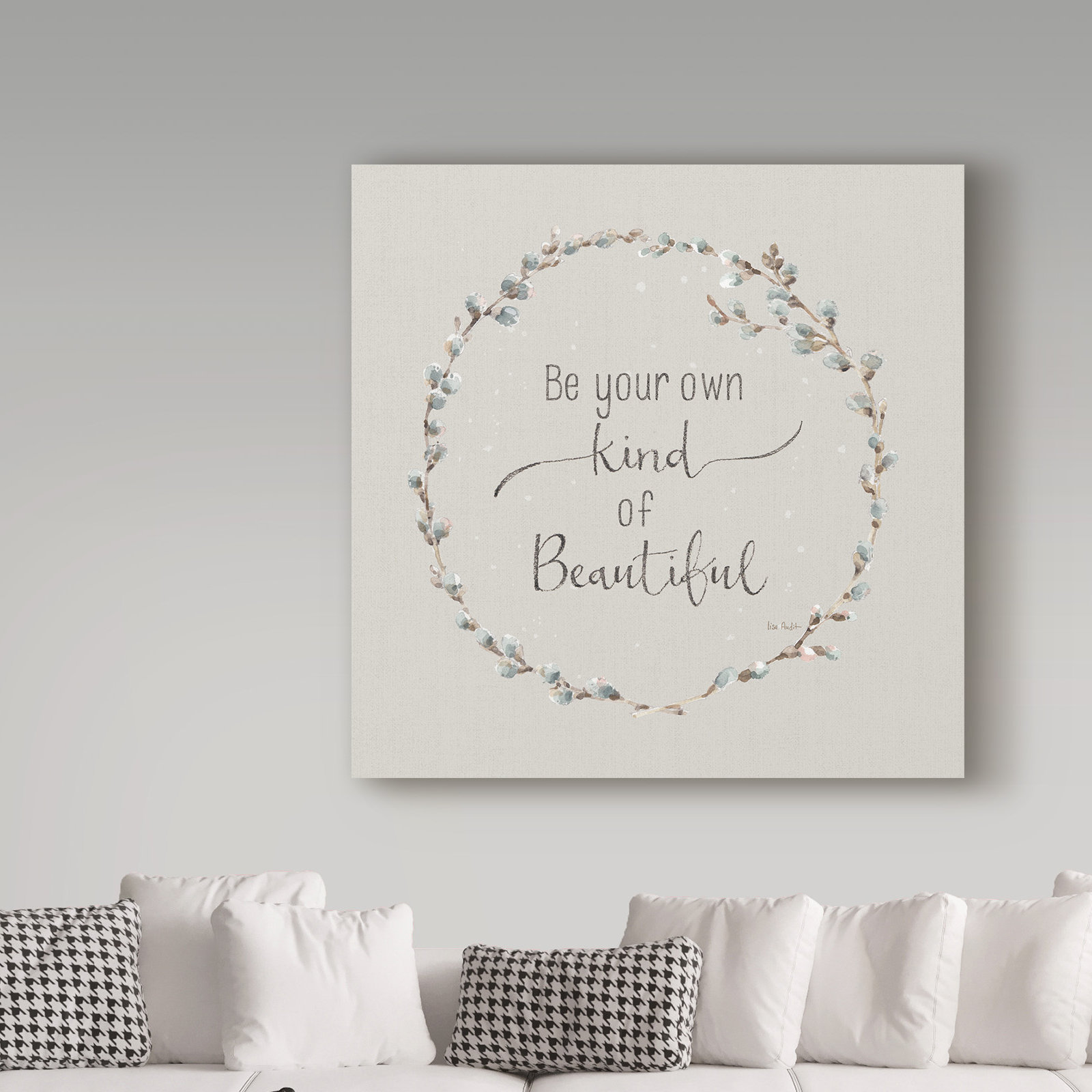 Trinx 'A Country Weekend XXVII Gray' Acrylic Painting Print on Wrapped ...
