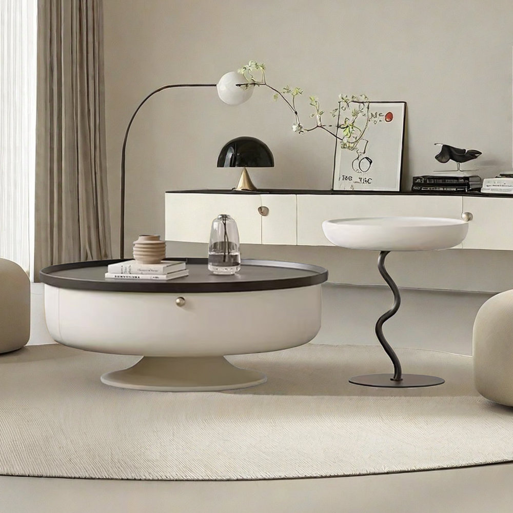 Aurora Craft Light Luxury Design Sense Coffee Table Combination Coffee ...