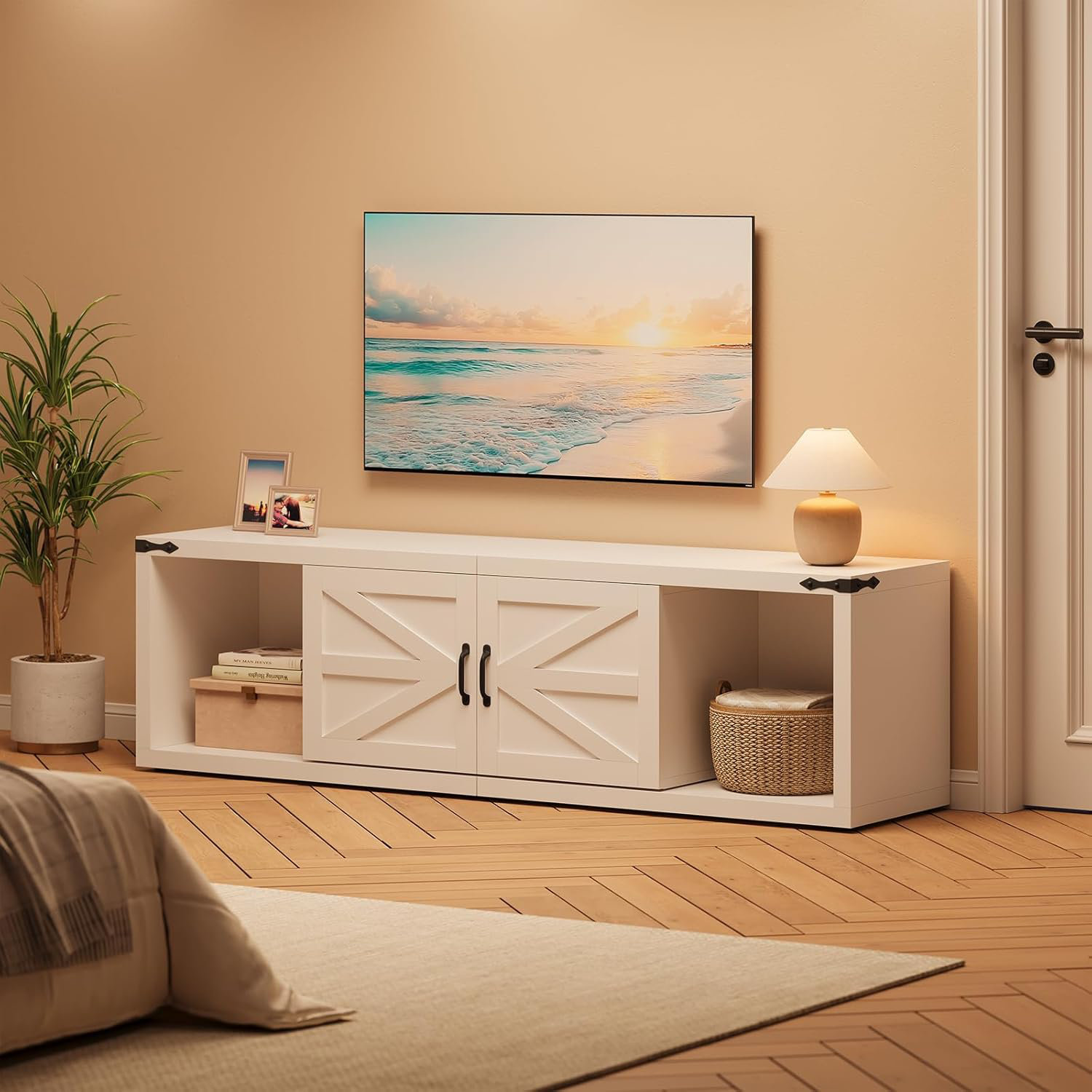 Gracie Oaks 86 Inch TV Stand for 75+ Inch TV for Living Room - Wayfair ...