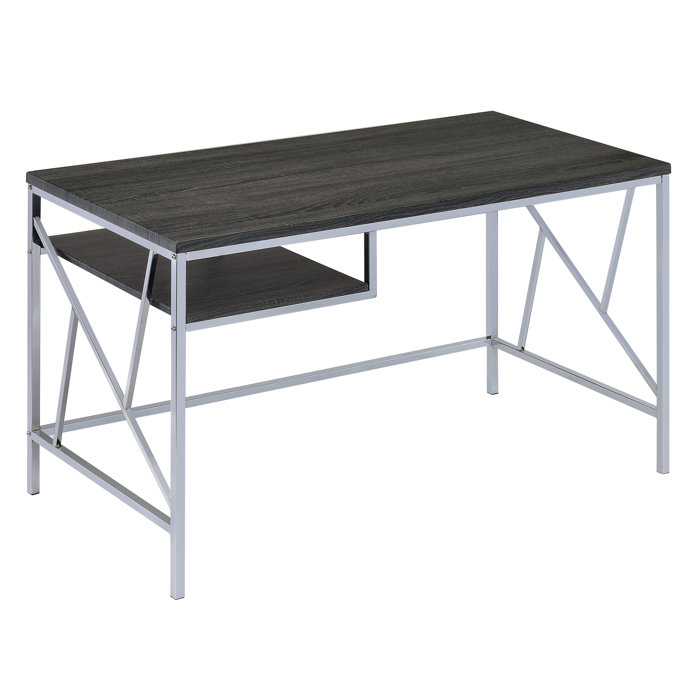 Ivy Bronx Metal Base Writing Desk & Reviews | Wayfair