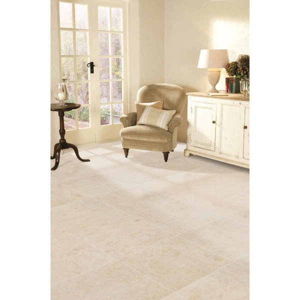 Miletos Stone Collection Beige Marble Polished Marble Look Wall & Floor ...