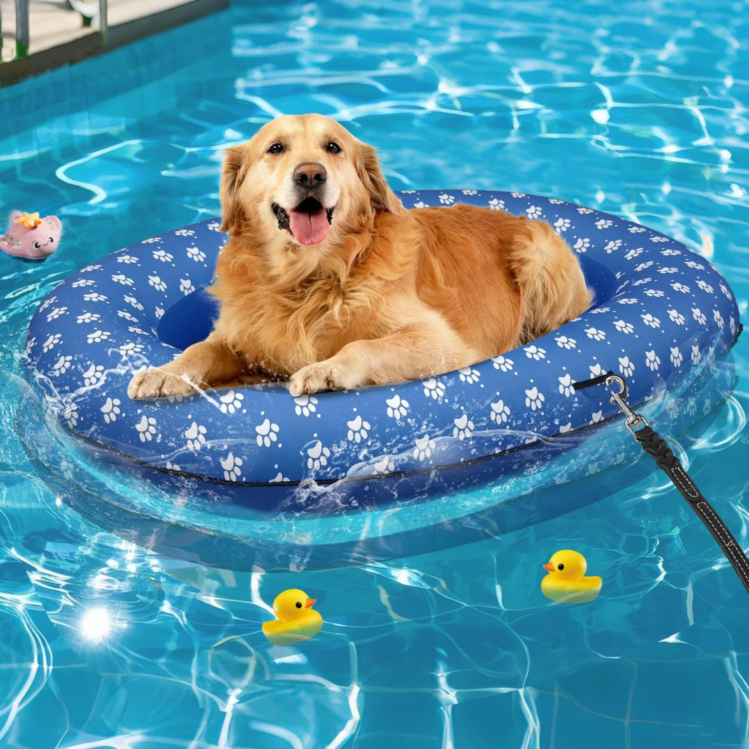 DESIGN SHOP BY SHELL Inflatable Dog Float For Large Dogs, Up To 180 Lbs ...