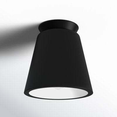 Logan LED Ceramic Empire Outdoor Flush Mount | AllModern