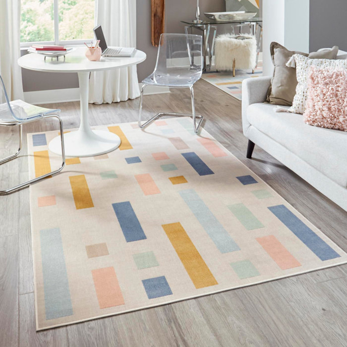 George Oliver Mccaleb Geometric Rug | Wayfair