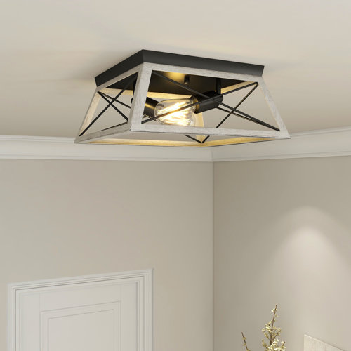 Modern Farmhouse Flush Mount Lighting You'll Love | Wayfair