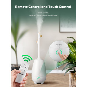 Aiheal 1.3 Gallons Cool Mist Ultrasonic Tower Humidifier for 300 Cubic ...