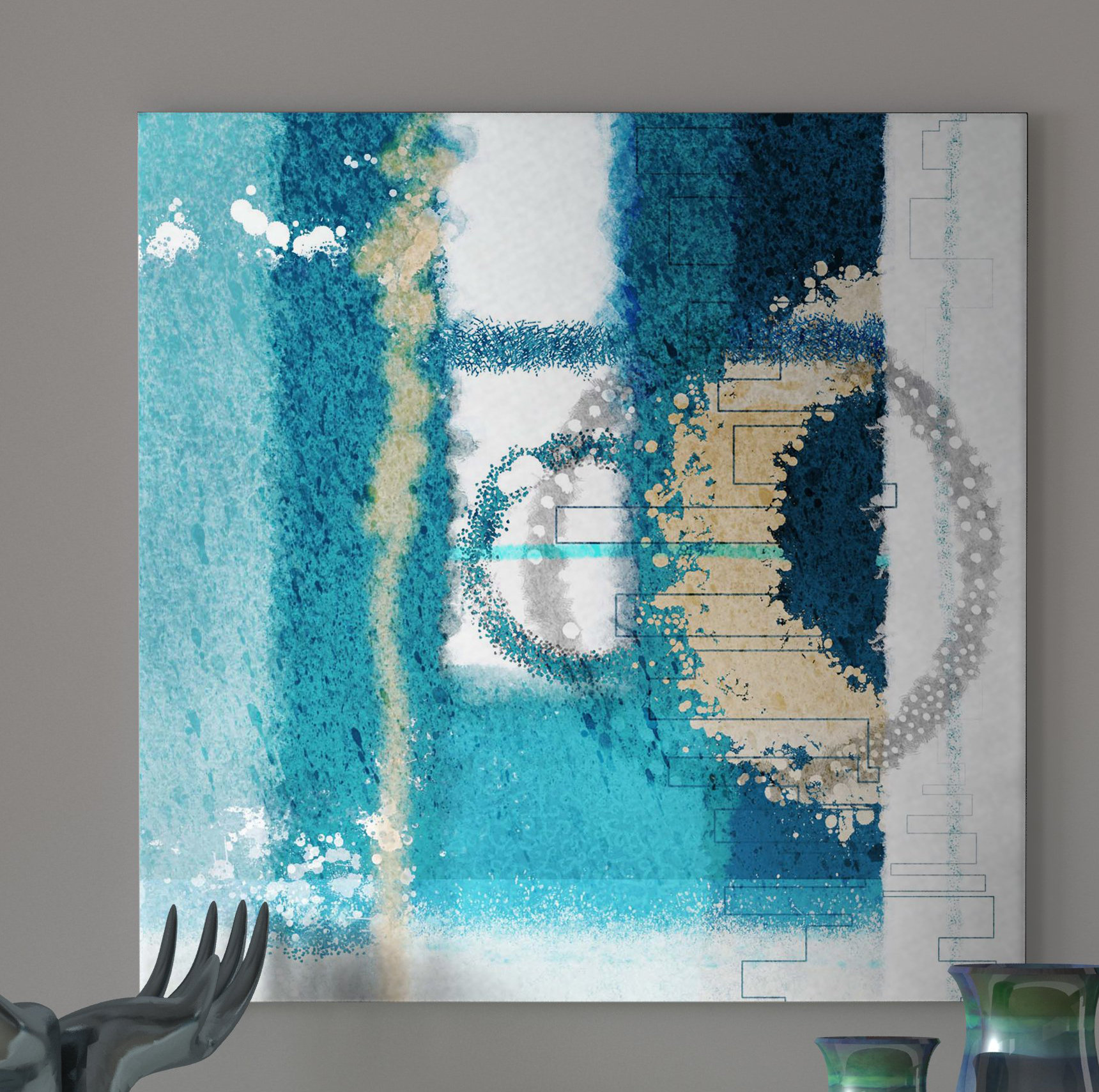 Wrought Studio™ Simple Success - Wrapped Canvas Painting Print | Wayfair