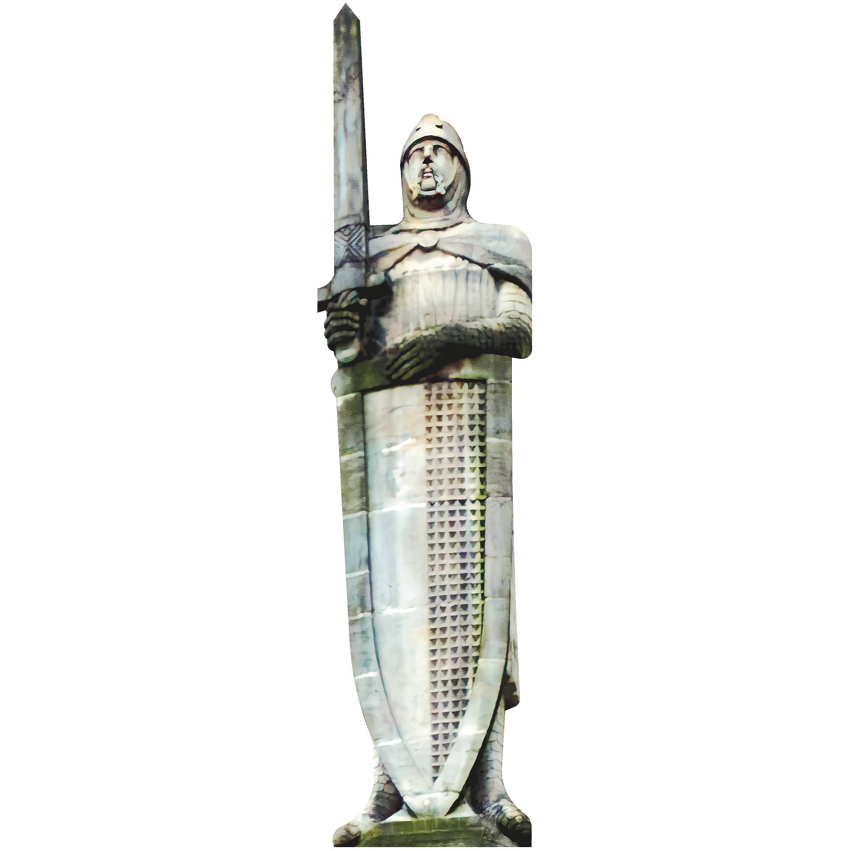 Wet Paint Printing Roland Medieval Breton Saxon Knight Sword Shield ...