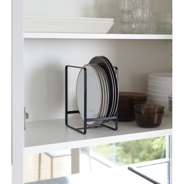 Yamazaki Home Plate Rack/Dish Stand/Dish Storage/Plate Holder, Large ...