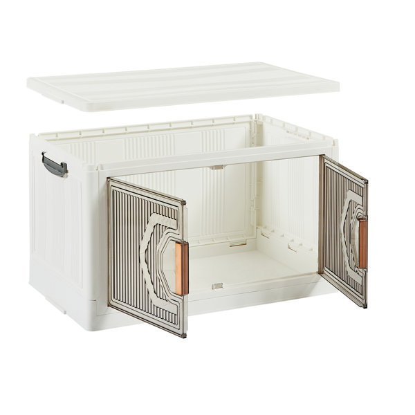 Rebrilliant Canas Vecelo 4 Pack Stackable Storage Bins Folding ...