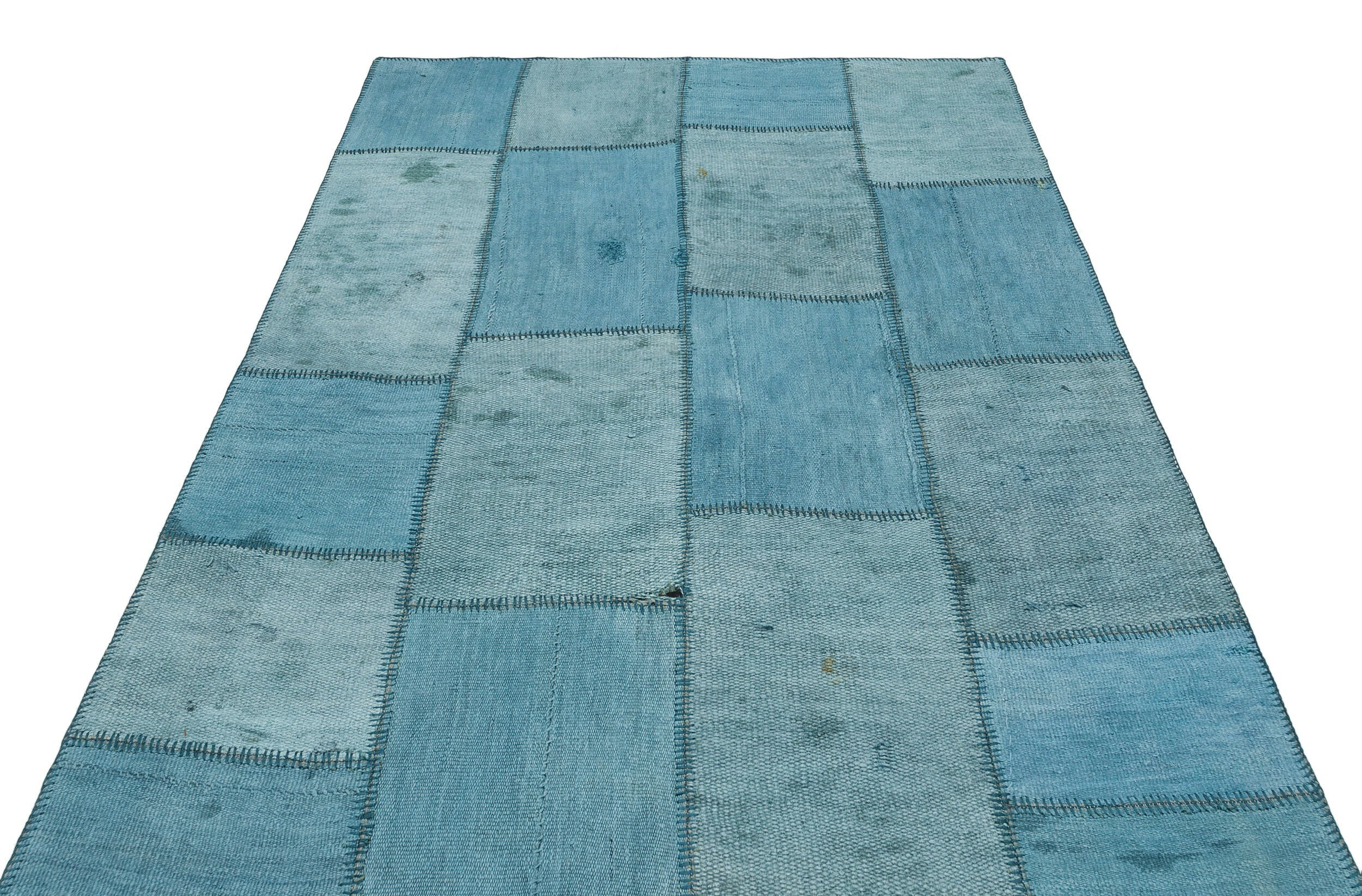 Lofy Teselya Hand Knotted Wool Patchwork Rug - Wayfair Canada