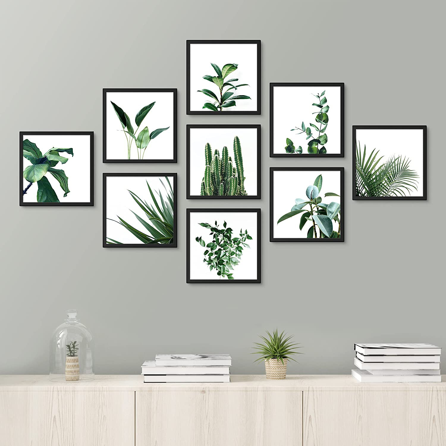 SIGNLEADER High Contrast Green Floral Plants Nature Wilderness ...