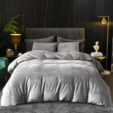 HYPREST Velvet Duvet Cover Set 3Pcs Luxury Comforter Cover & Reviews ...