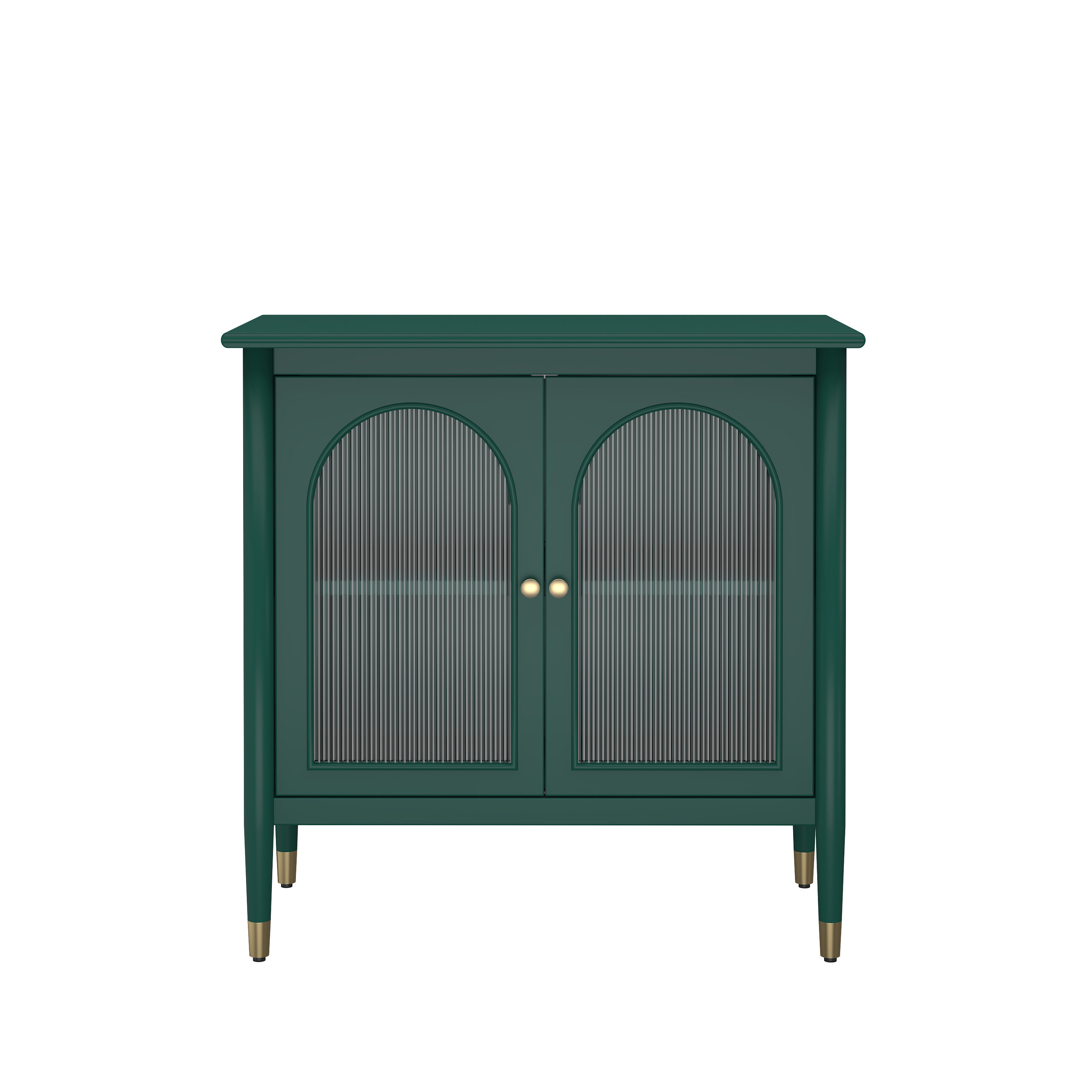 Lark Manor™ Modern Buffet with Glass Doors | Wayfair