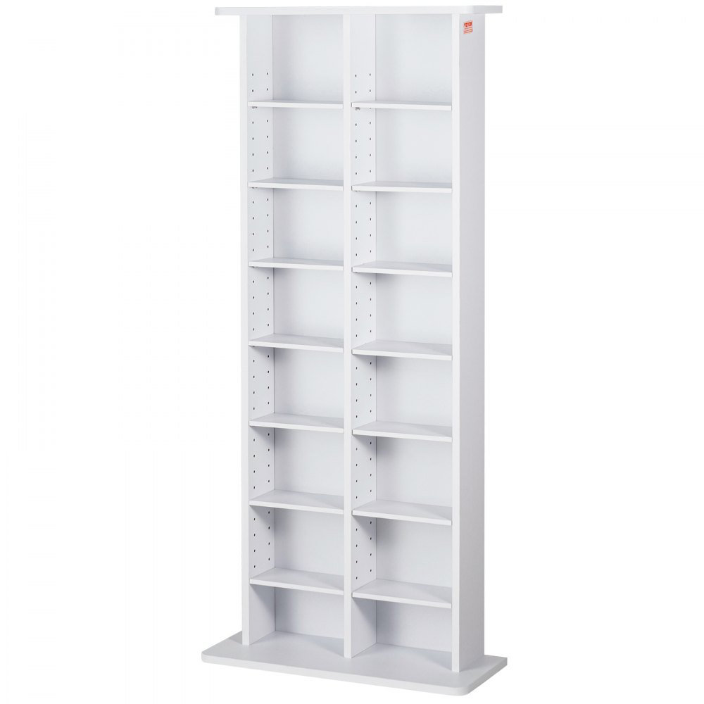 Ebern Designs Media Storage Cabinet, 8-Layer DVD Shelf Holds 464 CDs ...