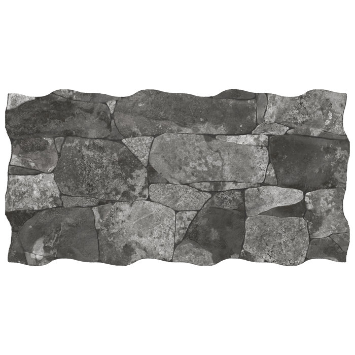 Merola Tile Caldera Vulcano 13" x 25" Porcelain Stone Look Wall & Floor ...