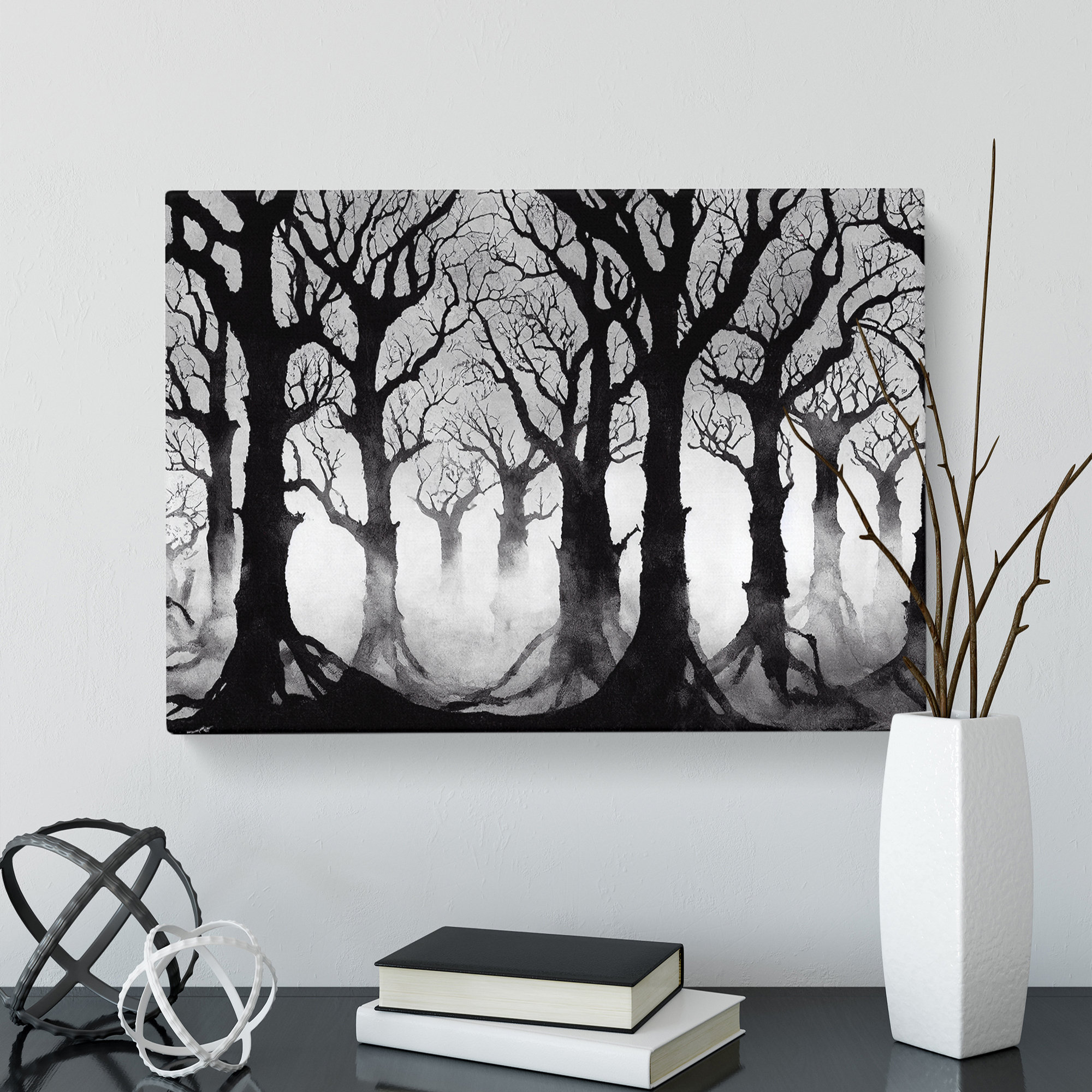 Alpen Home A Feisty Forest - Wrapped Canvas Graphic Art | Wayfair.co.uk