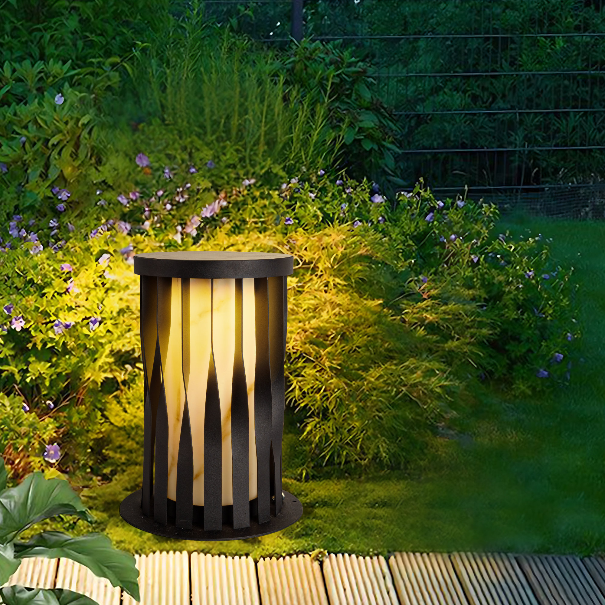 VIVZONE Integrated Led Outdoor Floor Lamp | Wayfair