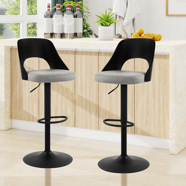 George Oliver Hittel Swivel Adjustable Height Stool | Wayfair