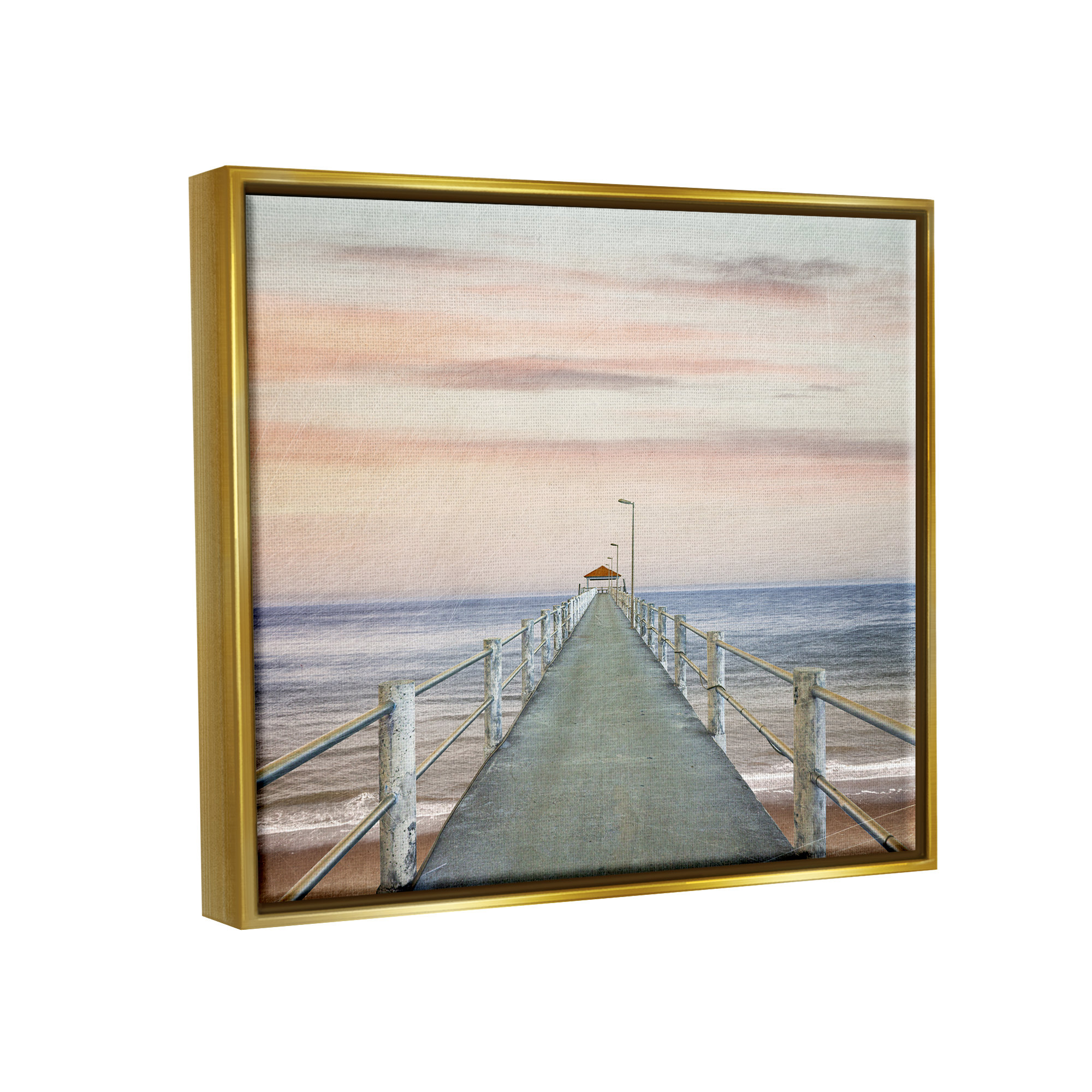 Highland Dunes Nautical Pier Walkway Framed On Canvas by Marcus Prime ...