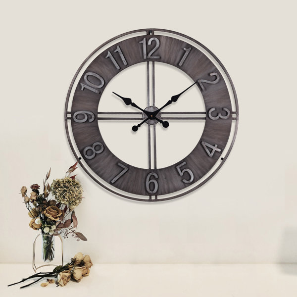 Williston Forge Bletsoe Metal Wall Clock & Reviews - Wayfair Canada
