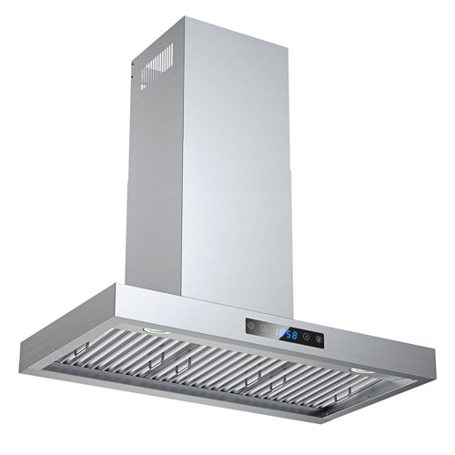 TAZPI 36 Inch Range Hood 900Cfm, 4-Speed Wall Mount Range Hood With ...
