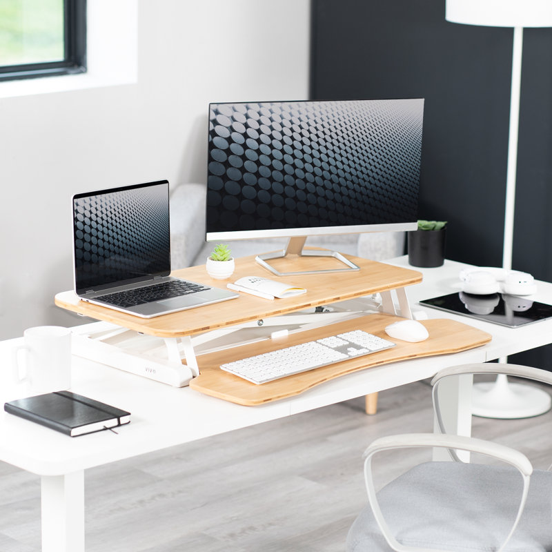 Vivo VIVO Height Adjustable Standing Desk Converter (DESK-V000K Series ...