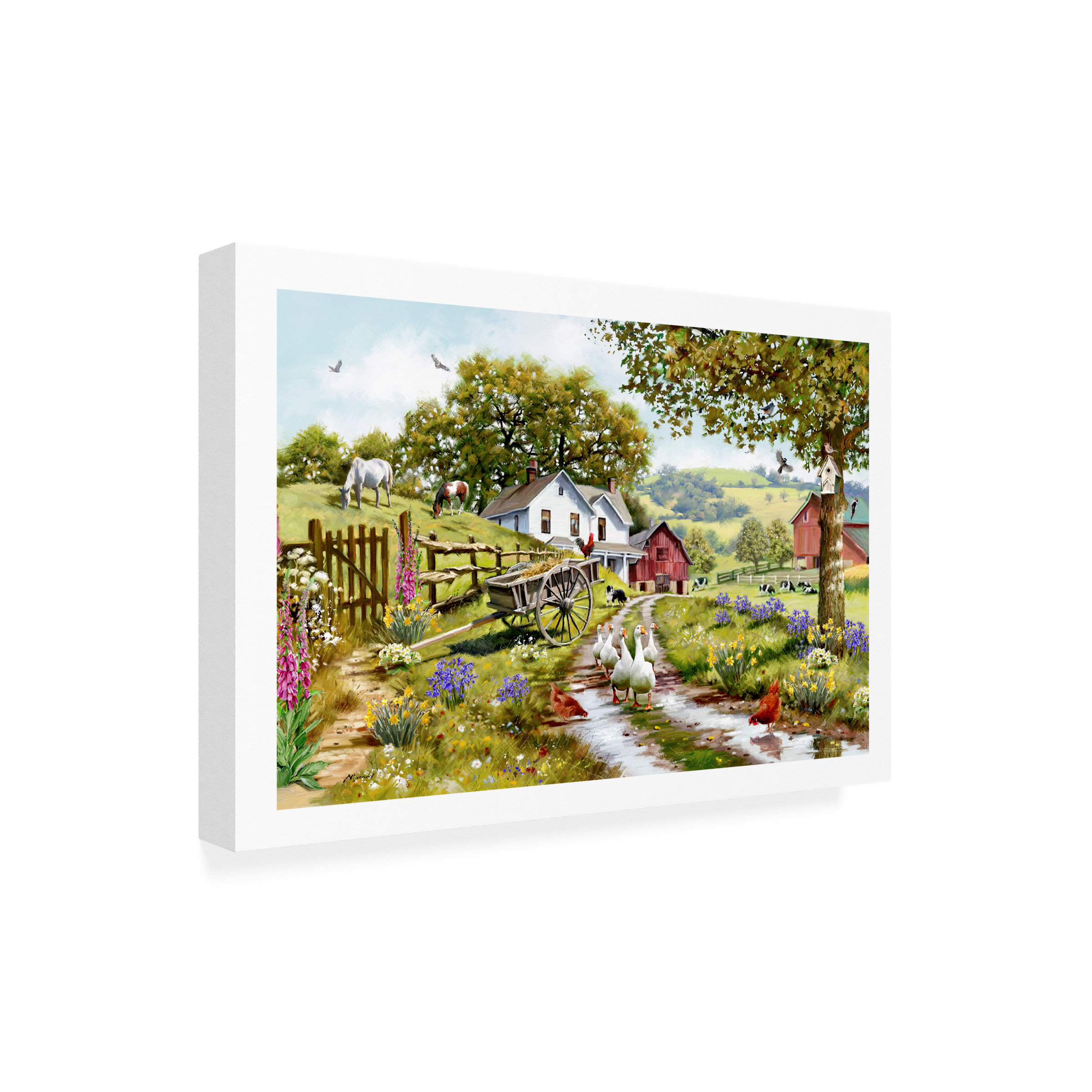 Rosalind Wheeler The Macneil Studio ''Goose Lane'' Canvas Art - Wayfair ...