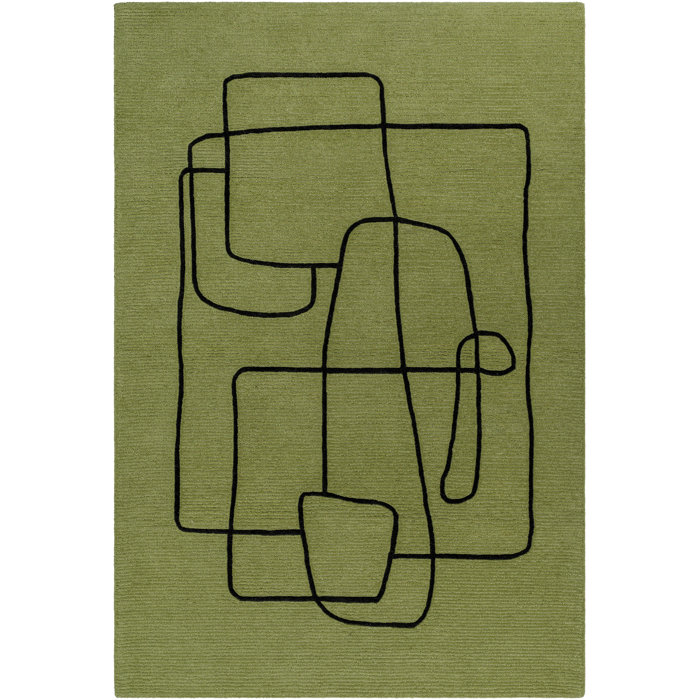 Wrought Studio Jaykwon Modern Hand Tufted Area Rug & Reviews | Wayfair