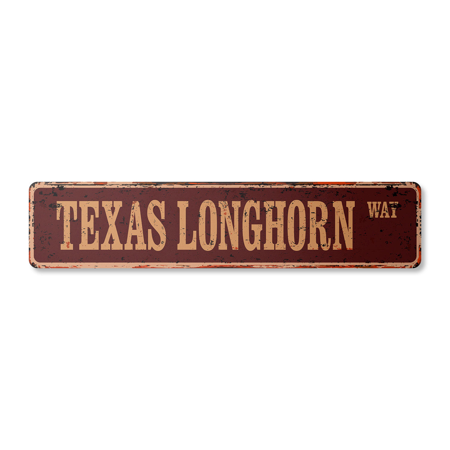 SignMission Texas Longhorn Aluminum Street Sign | Wayfair