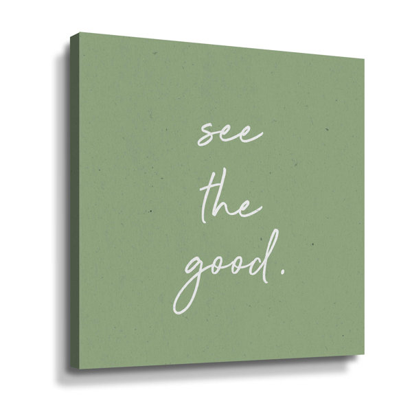 Ebern Designs " Gentle Words I " on Canvas | Wayfair