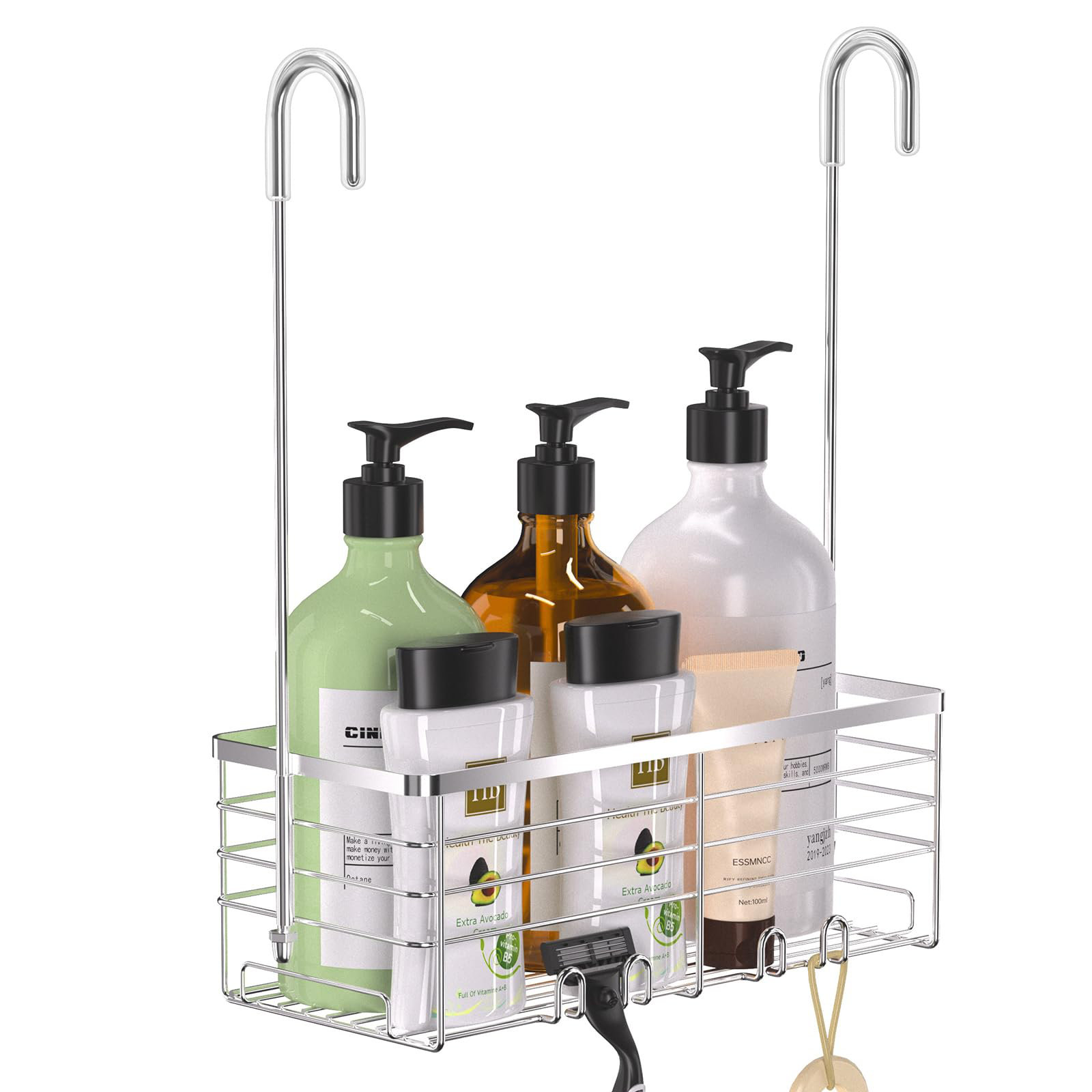 Latitude Run® Shower Rack Hanging, Over Door Shower Storage Rack 304 ...